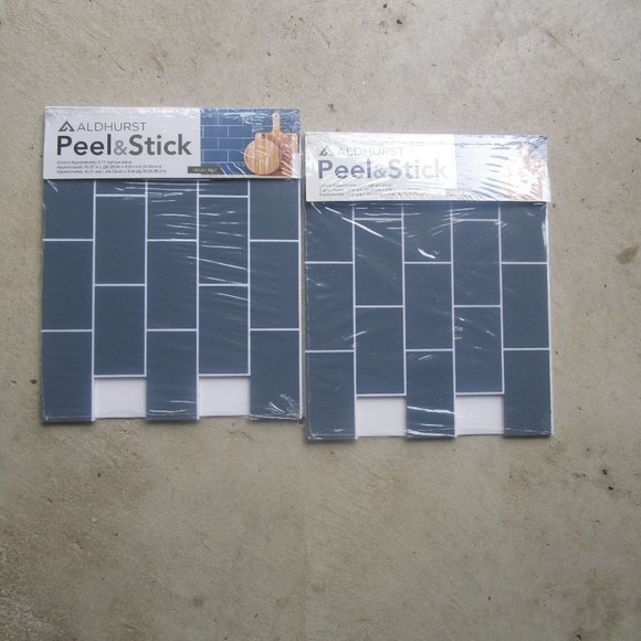 Aldhurst | Office | Set Of 2 Aldhurst Urban Azul Adhesive Backed Pvc ...